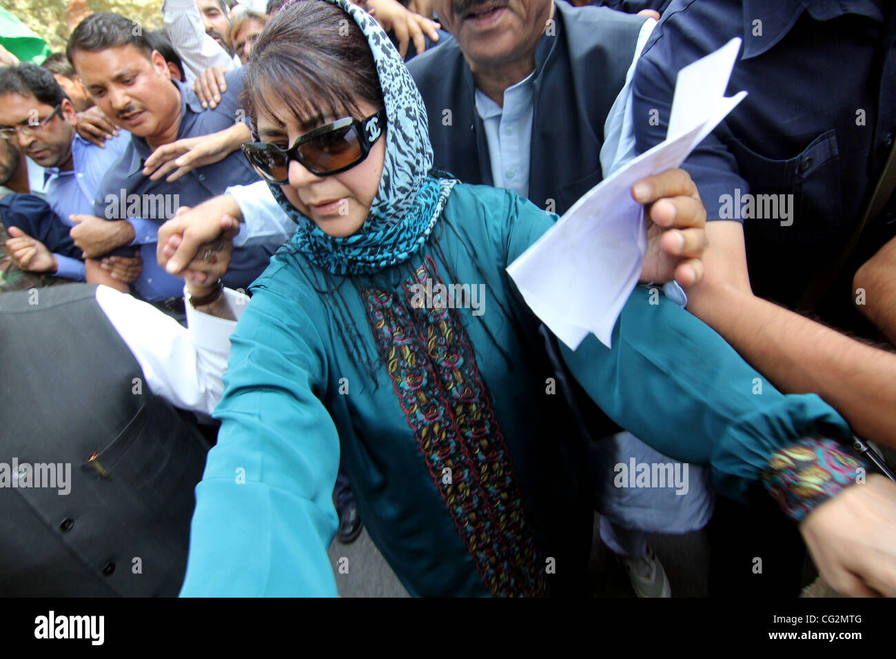 President of Kashmir's main opposition party People's Democratic Party ...