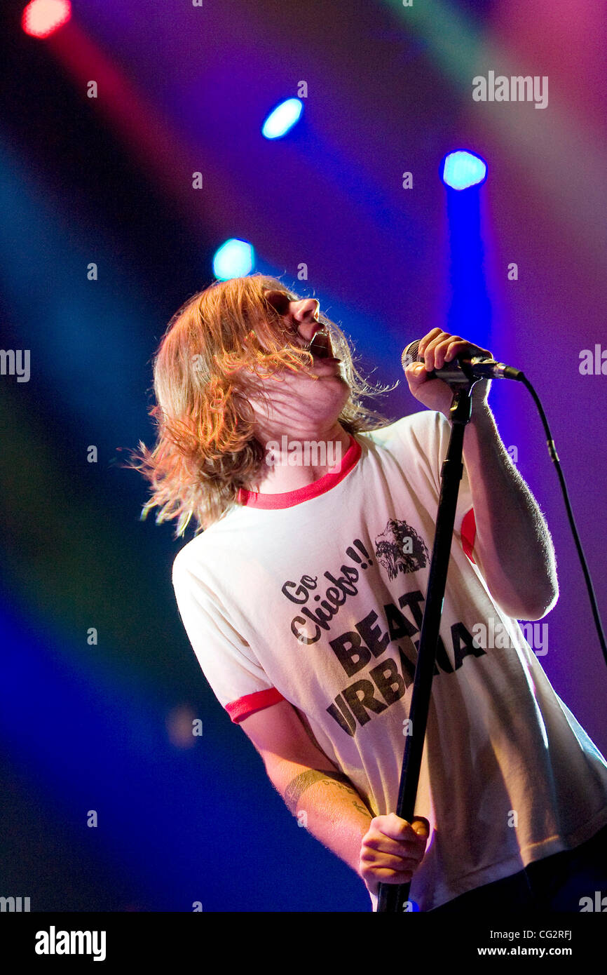 Oct. 18, 2011 - Phoenix, Arizona, U.S - Matt Shultz, lead singer of the ...