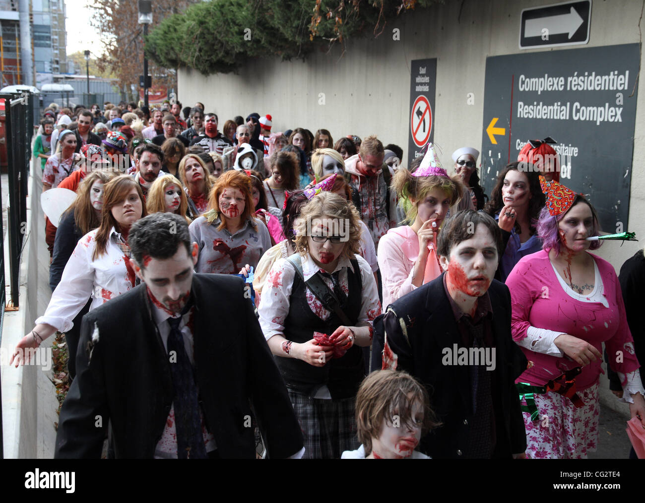 Hundreds of zombies take over downtown Ottawa for the annual Zombie ...