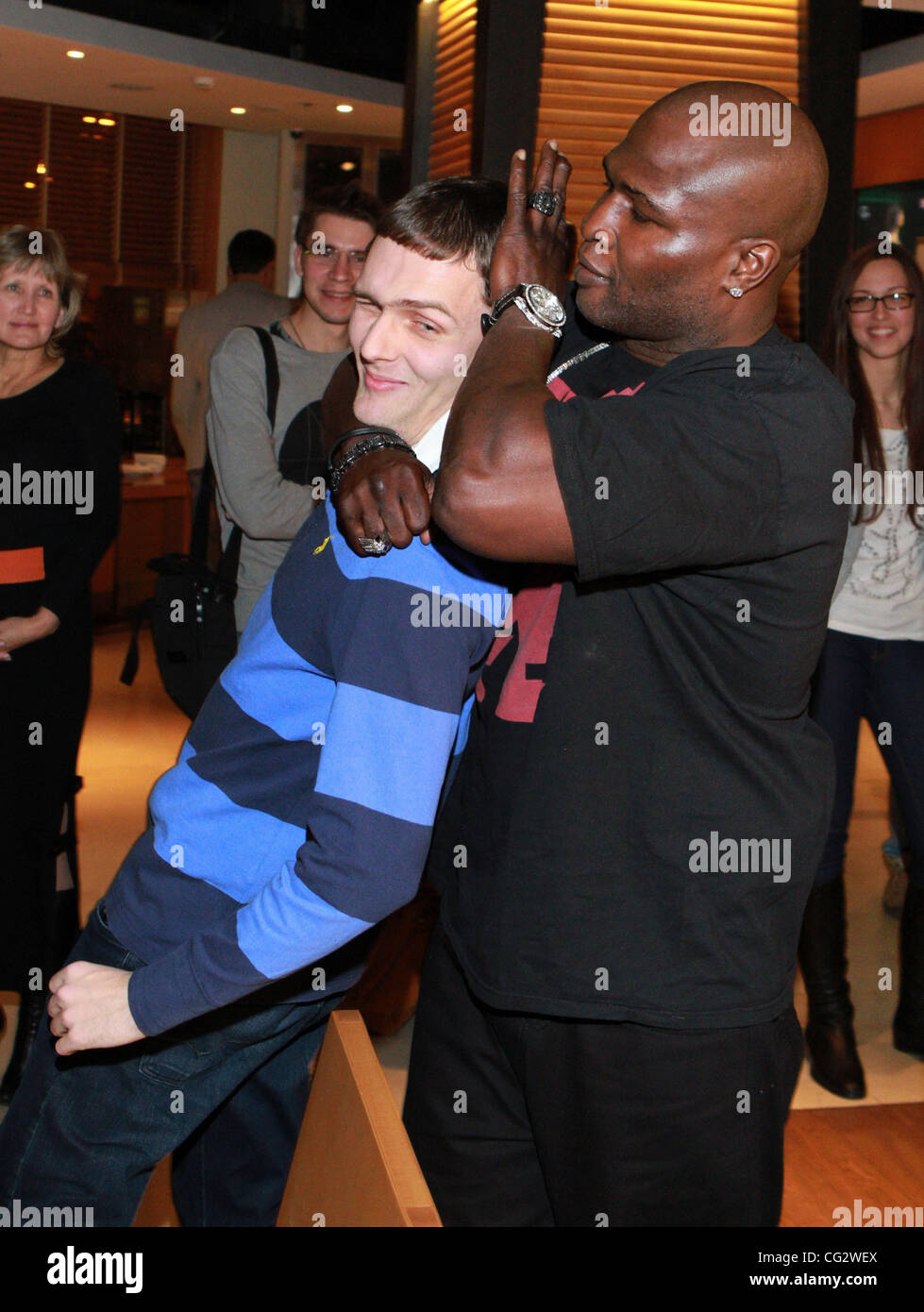 October 28,2011. Moscow,Russia. Pictured: Boxer James Toney at a ...