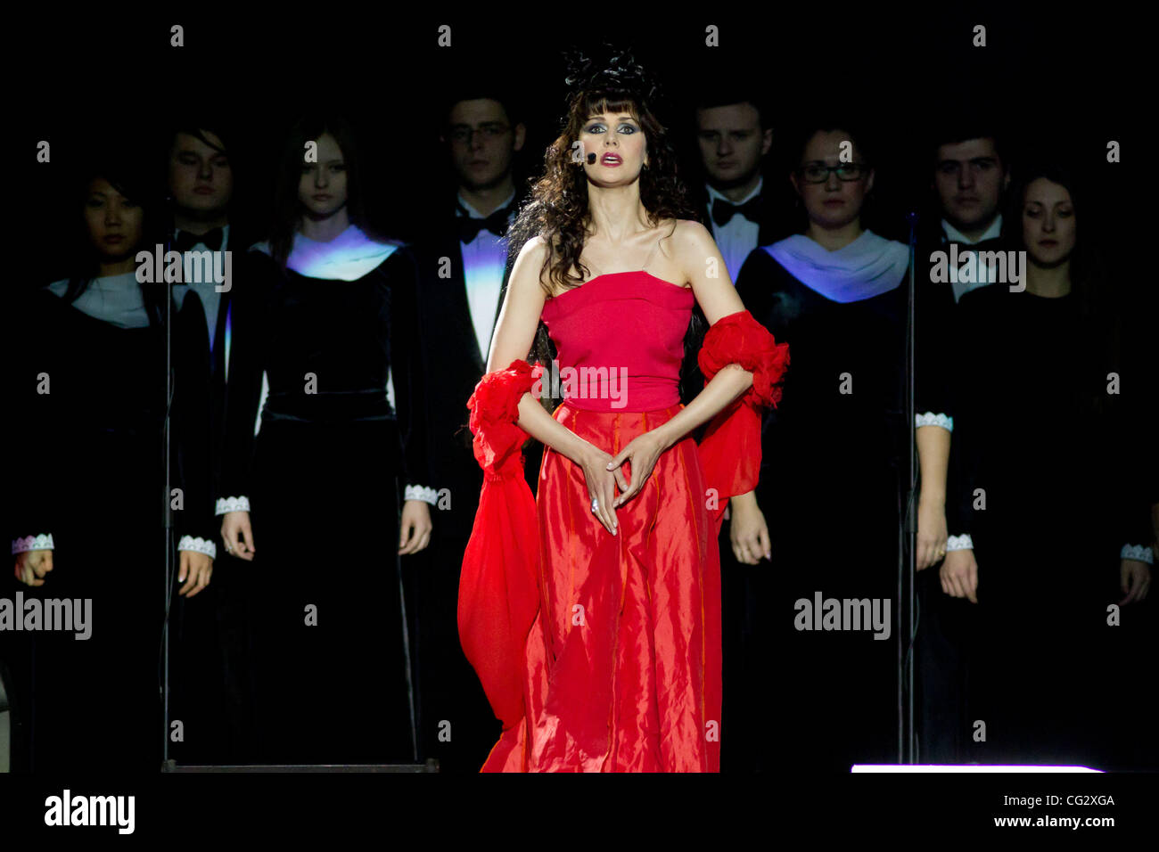 November 06,2011.St. Moscow,Russia.Pictured: French operatic coloratura ...