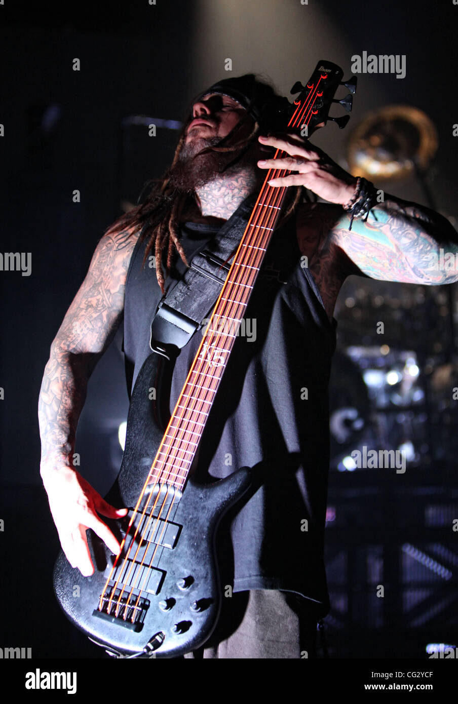 Nov. 9, 2011 - Miami Beach, Florida, U.S - Korn Bass Player Reginald ...