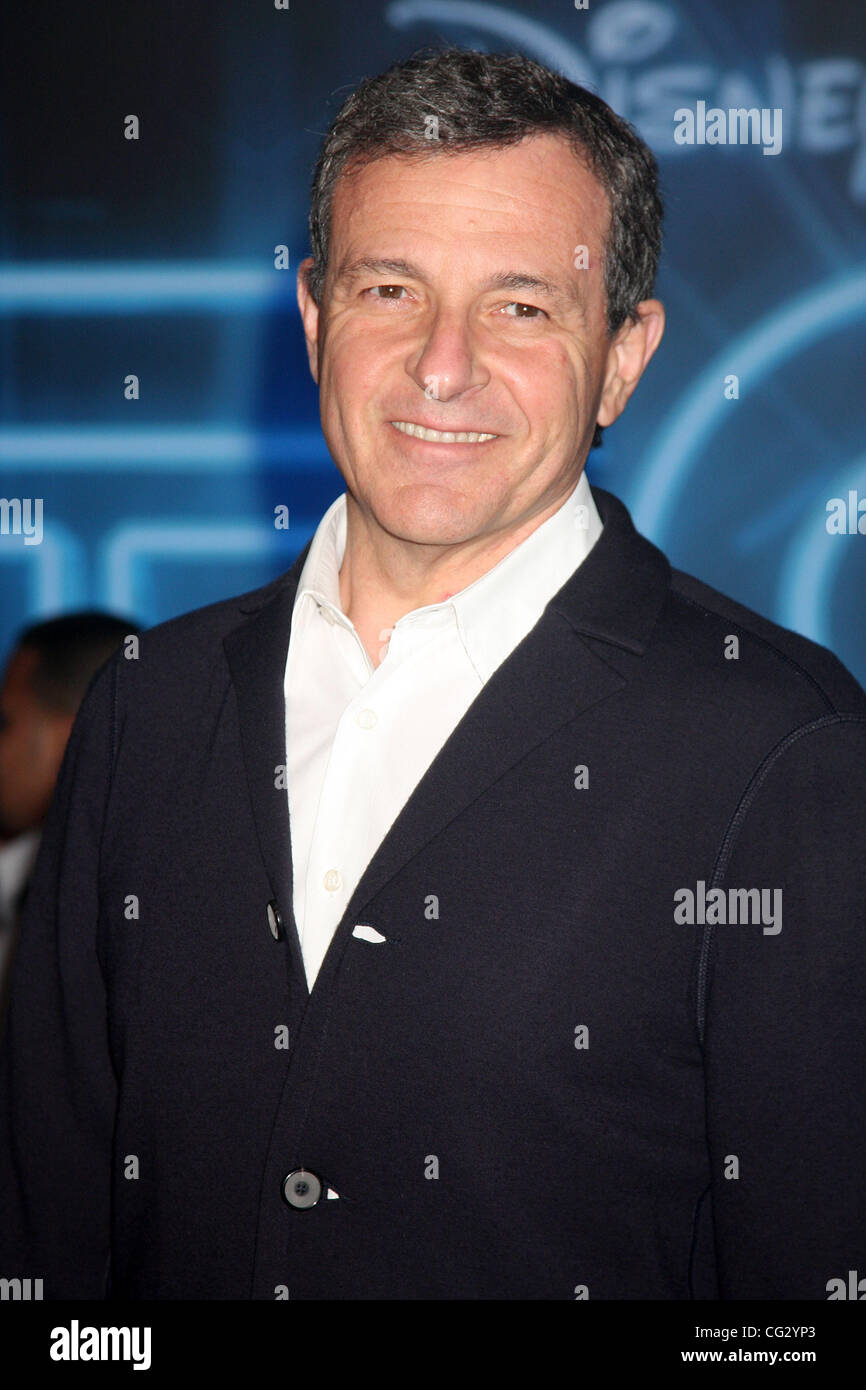 Robert Iger Los Angeles Premiere of "Tron: Legacy" held at the El ...