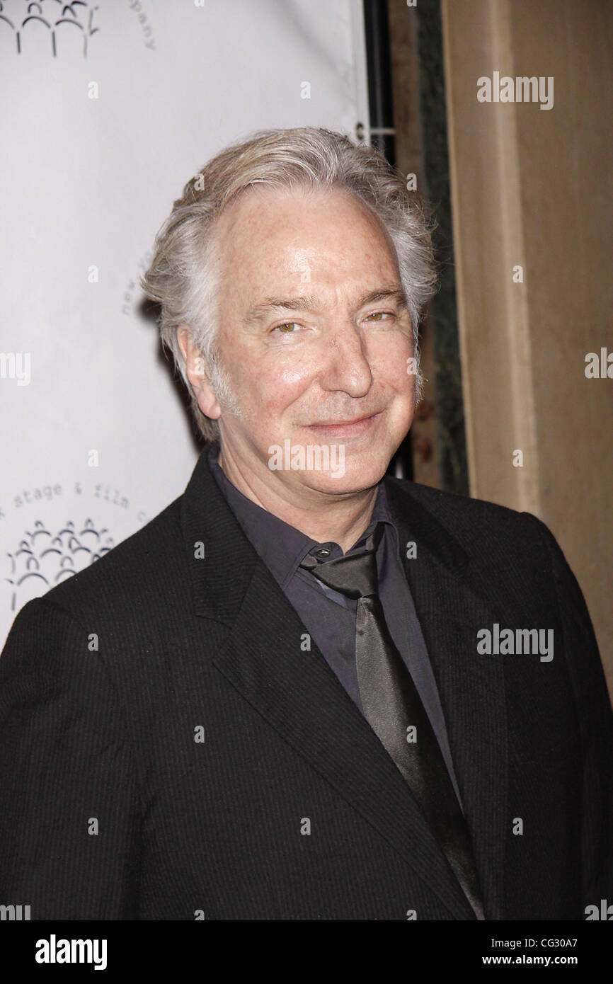 Alan Rickman The 2010 New York Stage and Film Gala Honors held at The ...
