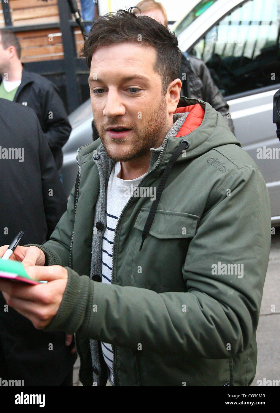 Matt cardle at the itv studios london hi-res stock photography and ...