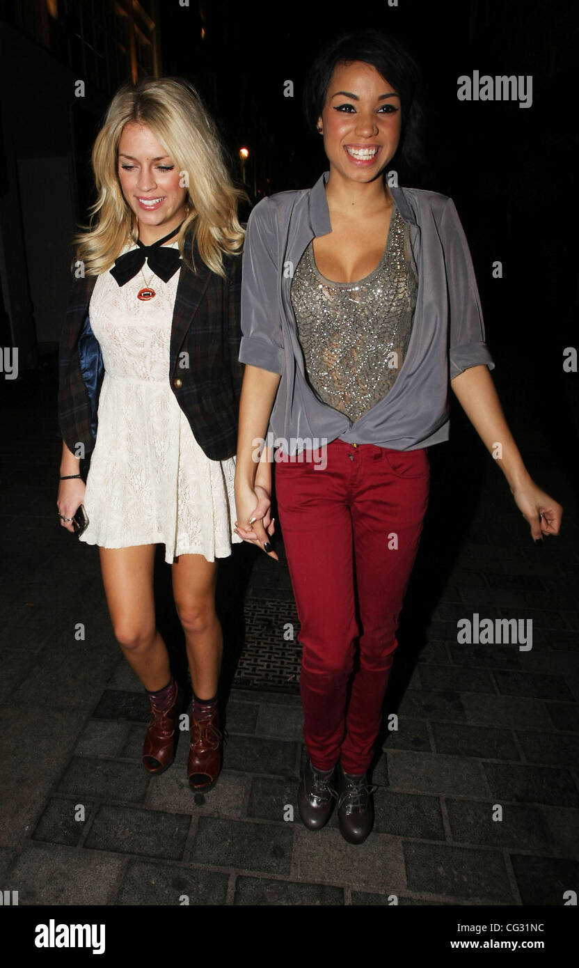 Sophia Wardman and Esther Campbell from Belle Amie The X Factor Wrap ...