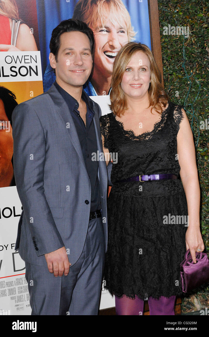 Paul Rudd with his wife Julie Yaeger The Premiere of 'How Do You Know ...