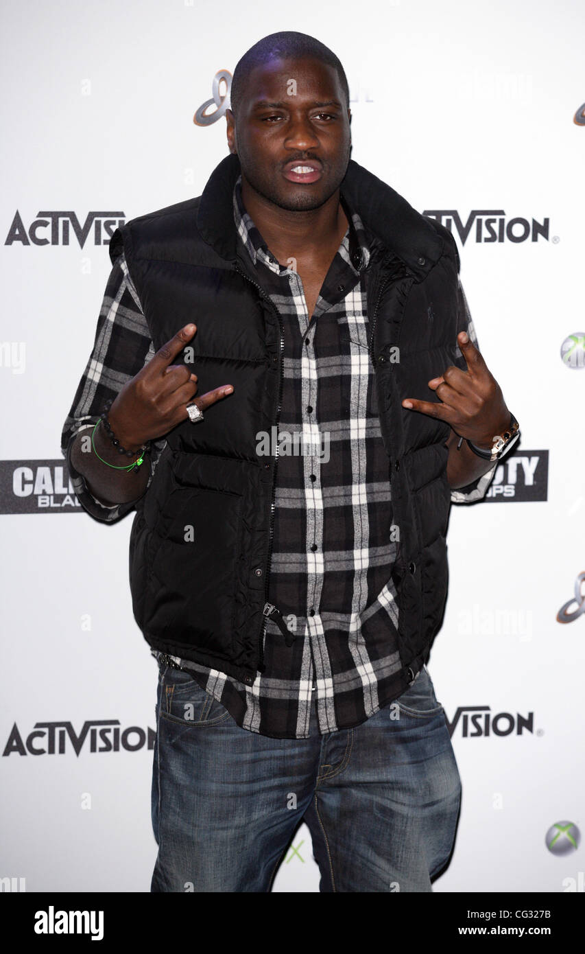 Lethal Bizzle attending Call Of Duty:Black Ops Launch party, Battersea ...