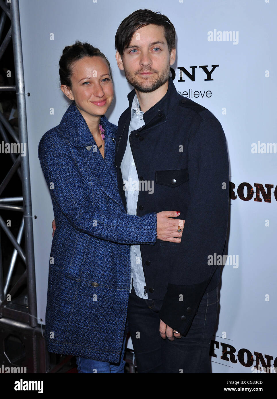 Tobey Maguire and Jennifer Meyer Screening of 'Country Strong' held at ...