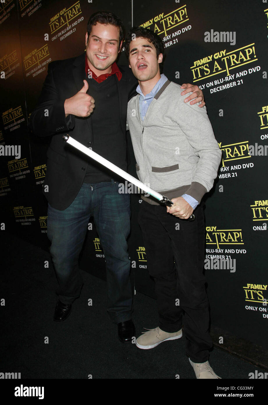 Max Adler and Darren Criss 'Family Guy: It's A Trap' DVD Launch Party ...