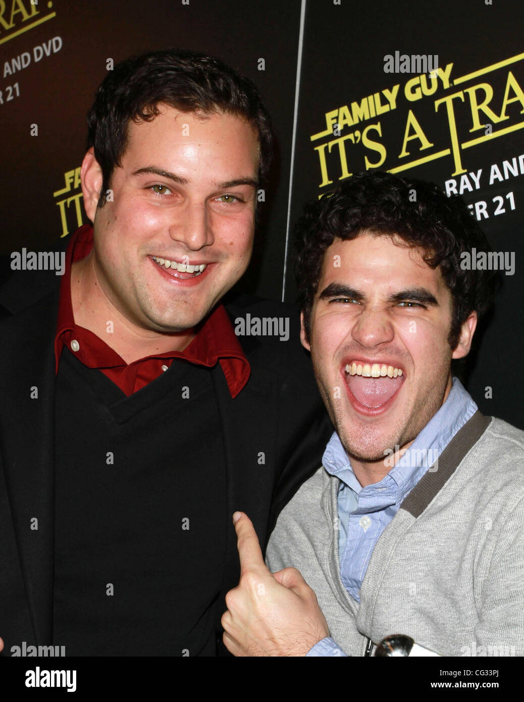 Max Adler and Darren Criss 'Family Guy: It's A Trap' DVD Launch Party ...