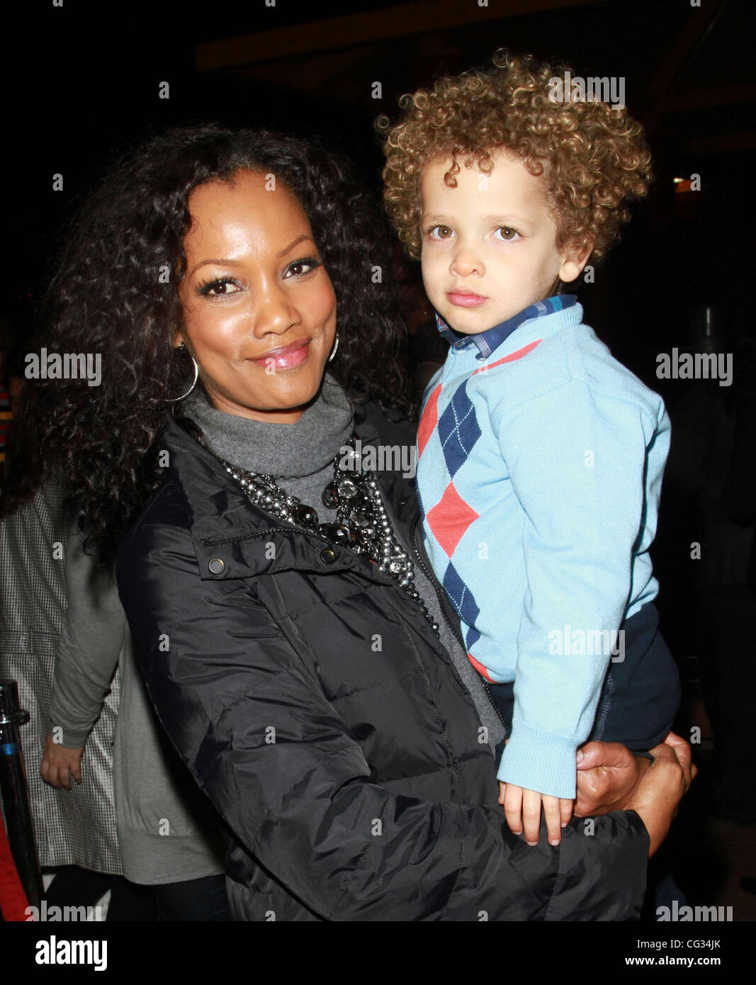 Garcelle Beauvais and son Jax Nilon New 'Elephants Of Asia' habitat ...