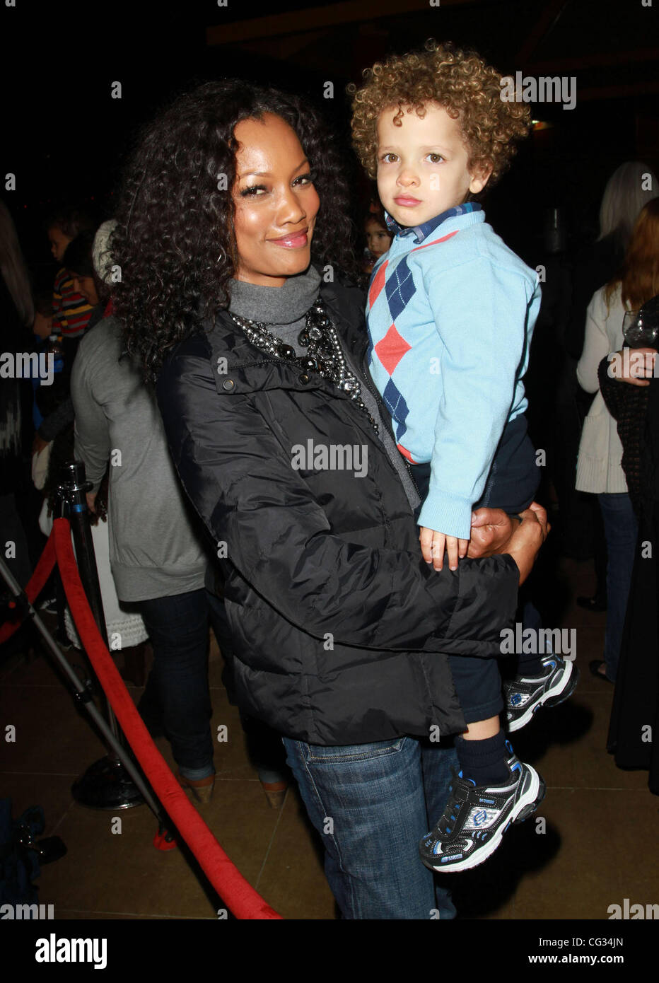 Garcelle Beauvais and son Jax Nilon New 'Elephants Of Asia' habitat ...