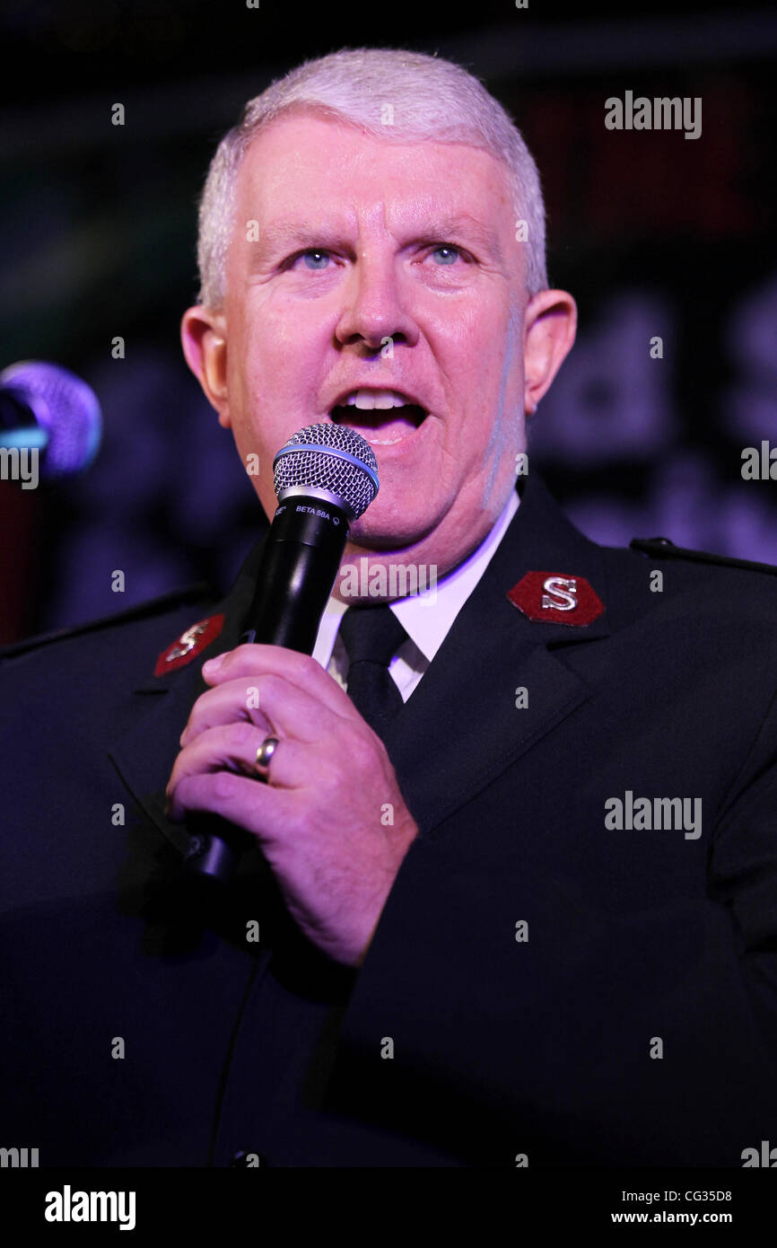 Major George Hood of The Salvation Army speaking Teen Rock Bands Join ...