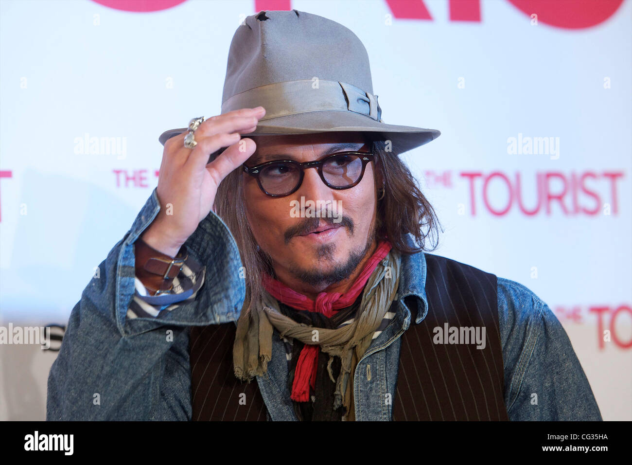 Johnny Depp 'The Tourist' Photocall at Villamagna Hotel Madrid, Spain ...