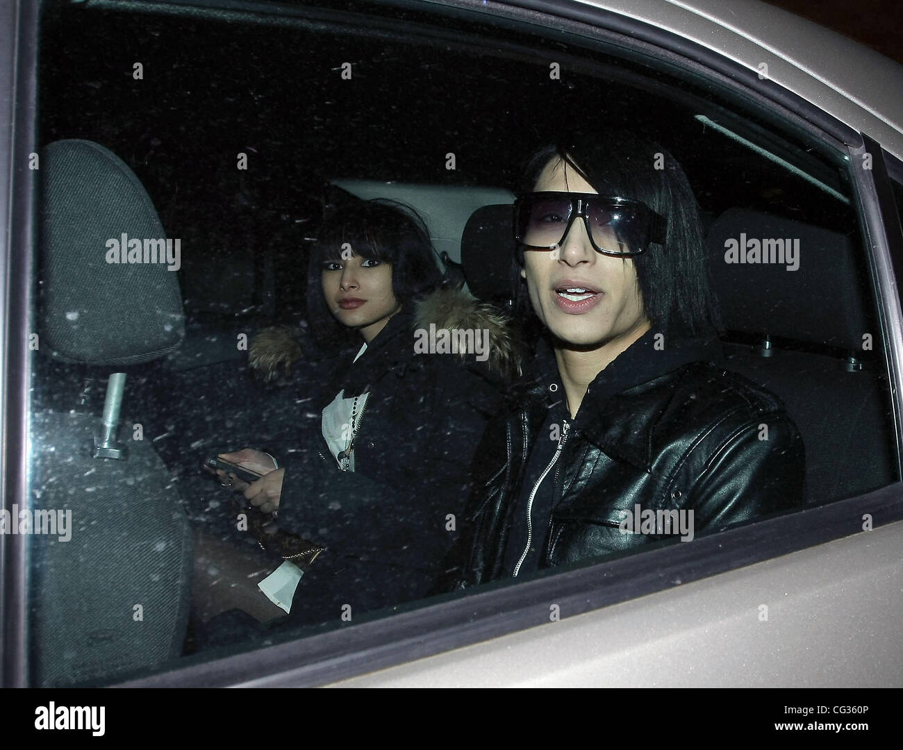 Nat Weller leaving the O2 Shepherds Bush Empire after Pretty Reckless ...
