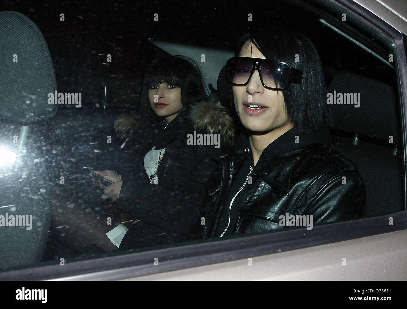 Nat Weller leaving the O2 Shepherds Bush Empire after Pretty Reckless ...