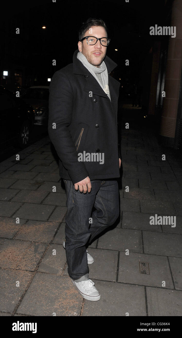X Factor 2010 winner Matt Cardle arrives at 'C' restaurant in Mayfair ...