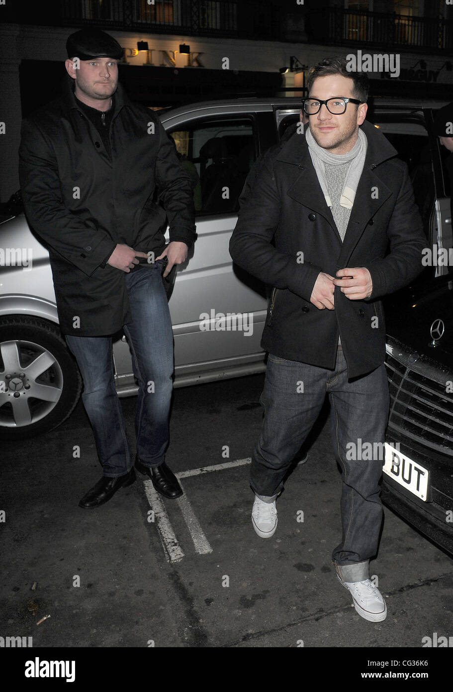 X Factor 2010 winner Matt Cardle arrives at 'C' restaurant in Mayfair ...