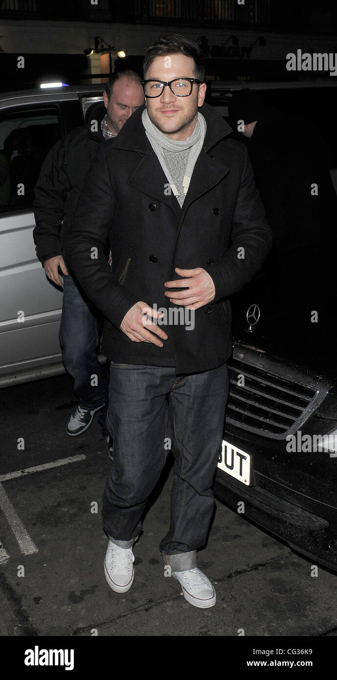 X Factor 2010 winner Matt Cardle arrives at 'C' restaurant in Mayfair ...