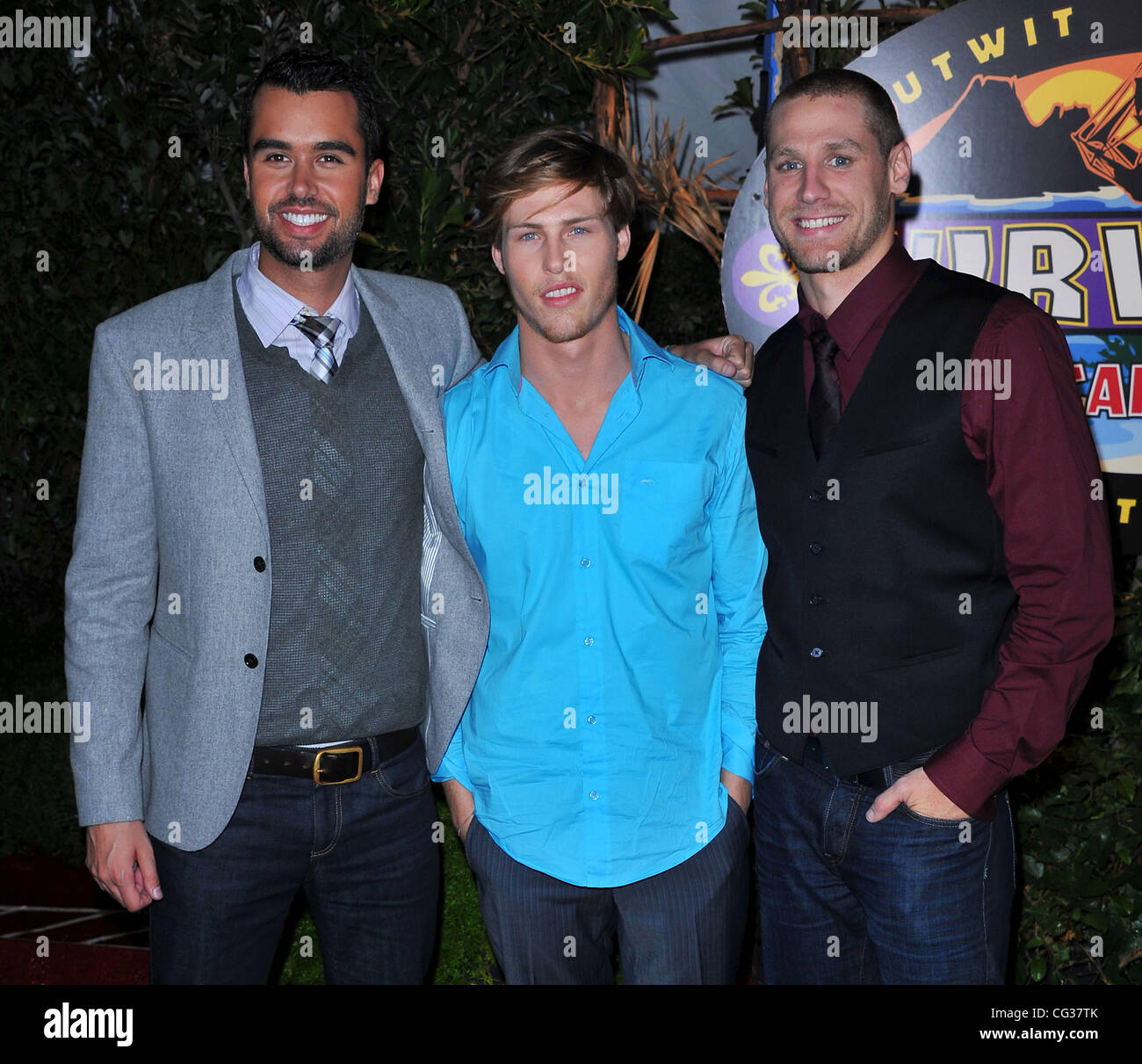 Judson ' Fabio' Birza, Chase Rice and Matthew Lenahan The 'Survivor ...