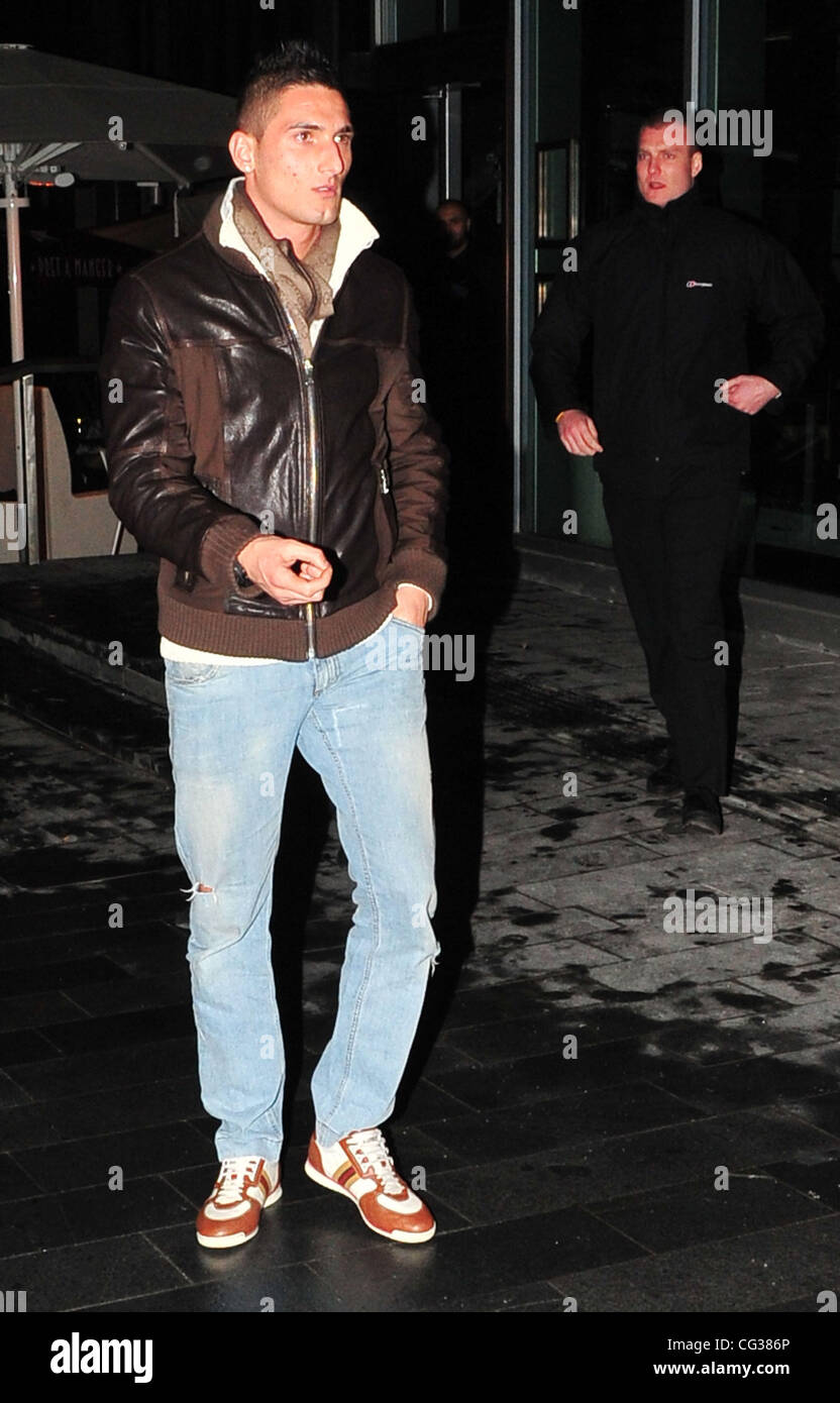 Federico Macheda Manchester United football players arrive for their ...