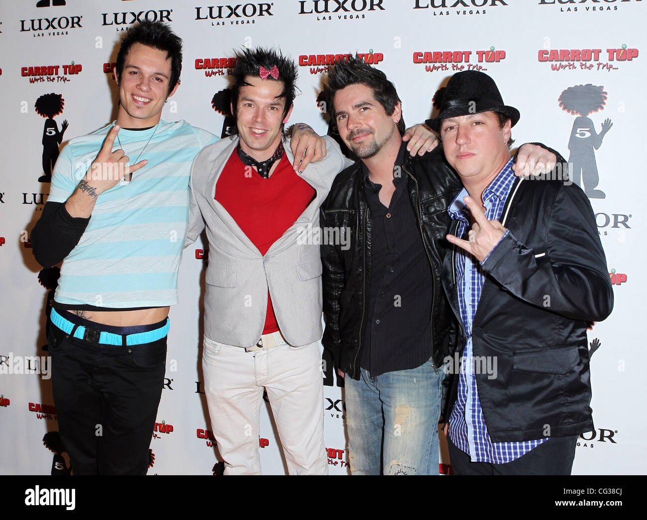 Recycled Percussion Carrot Top Celebrates Five Years at The Luxor ...