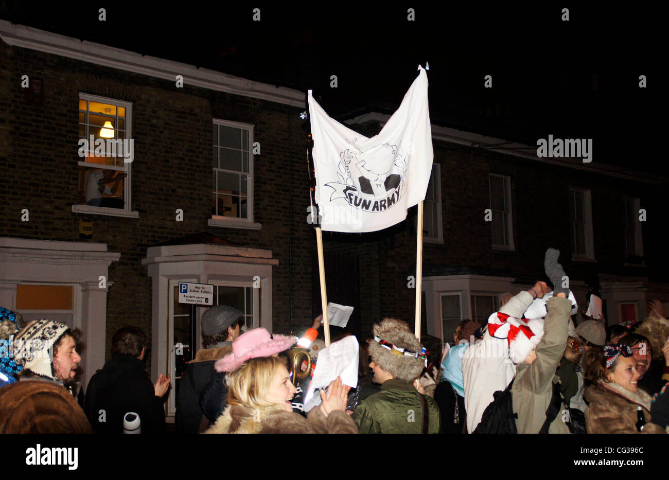 Operation Christmas Carol' Flashmob organized by the Fun Army, Over a ...