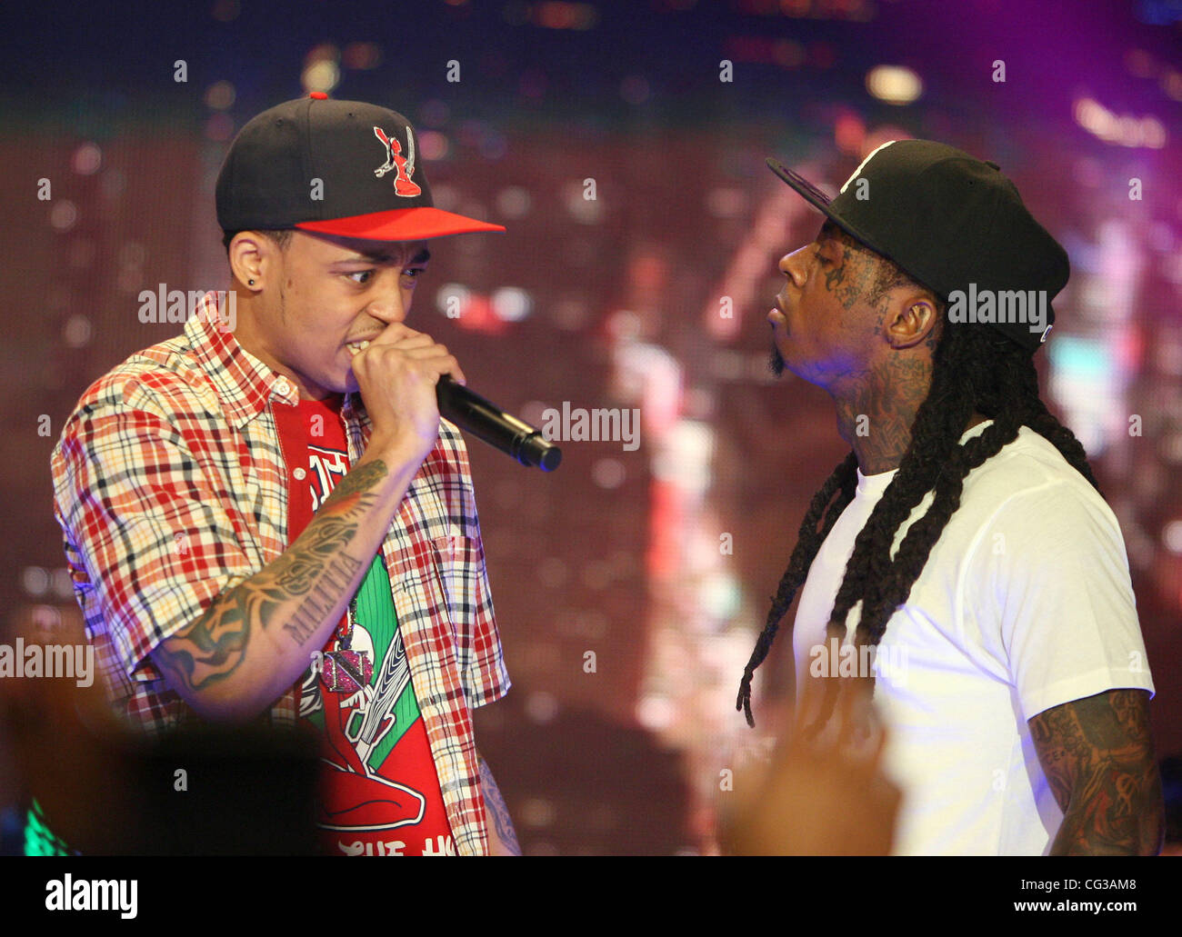 Cory Gunz and Lil Wayne BET's '106 and Park' New Years Eve show New ...