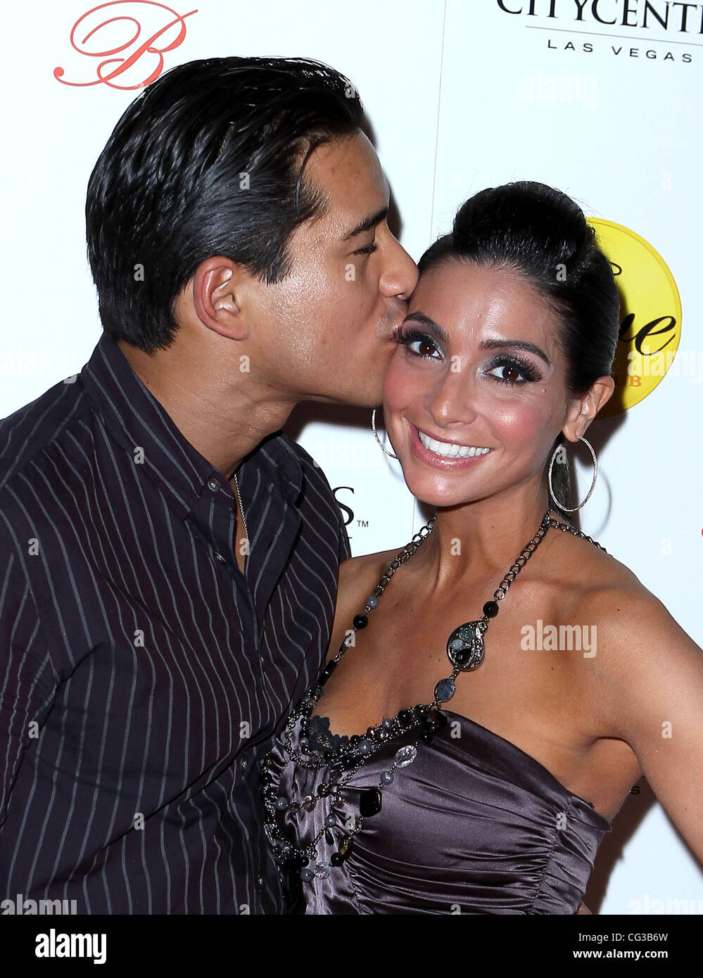 Mario Lopez and Courtney Mazza Mario Lopez Hosts New Years Eve Bash At ...