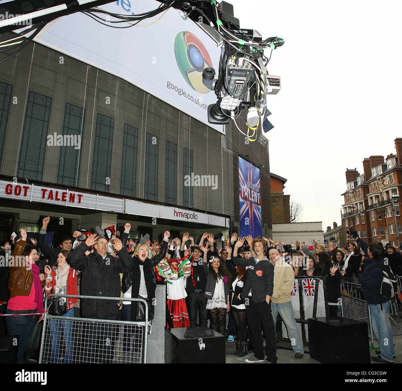 Atmosphere at the 'Britain's Got Talent' auditions London, England - 04 ...