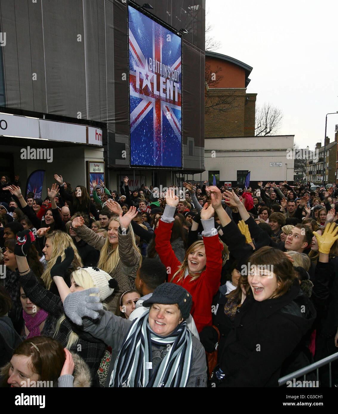 Atmosphere at the 'Britain's Got Talent' auditions London, England - 04 ...