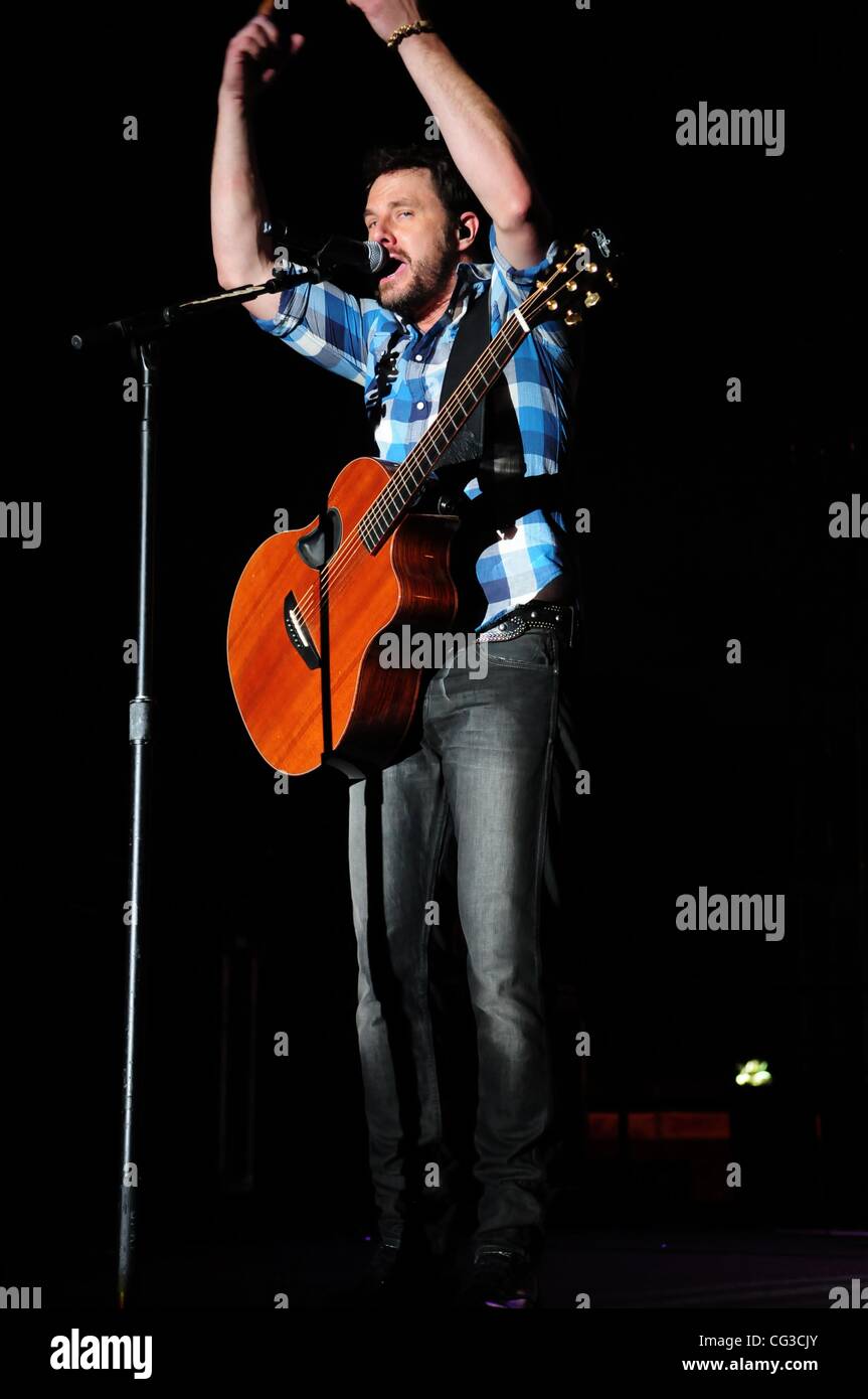Jimi Westbrook of Little Big Town performs at the Bud Light Orange Bowl ...