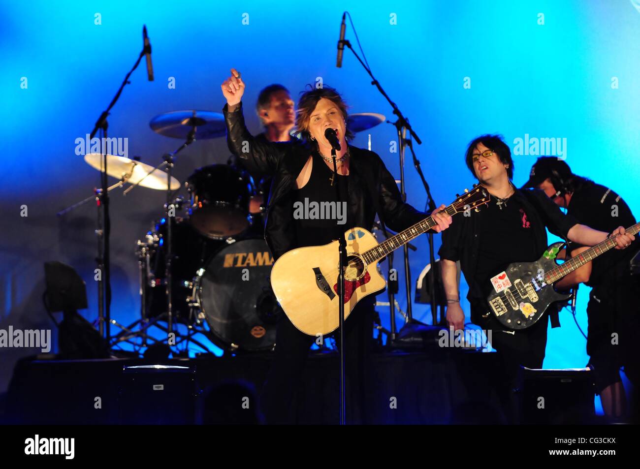 The Goo Goo Dolls perform the Halftime Shows during the 2011 Discover ...