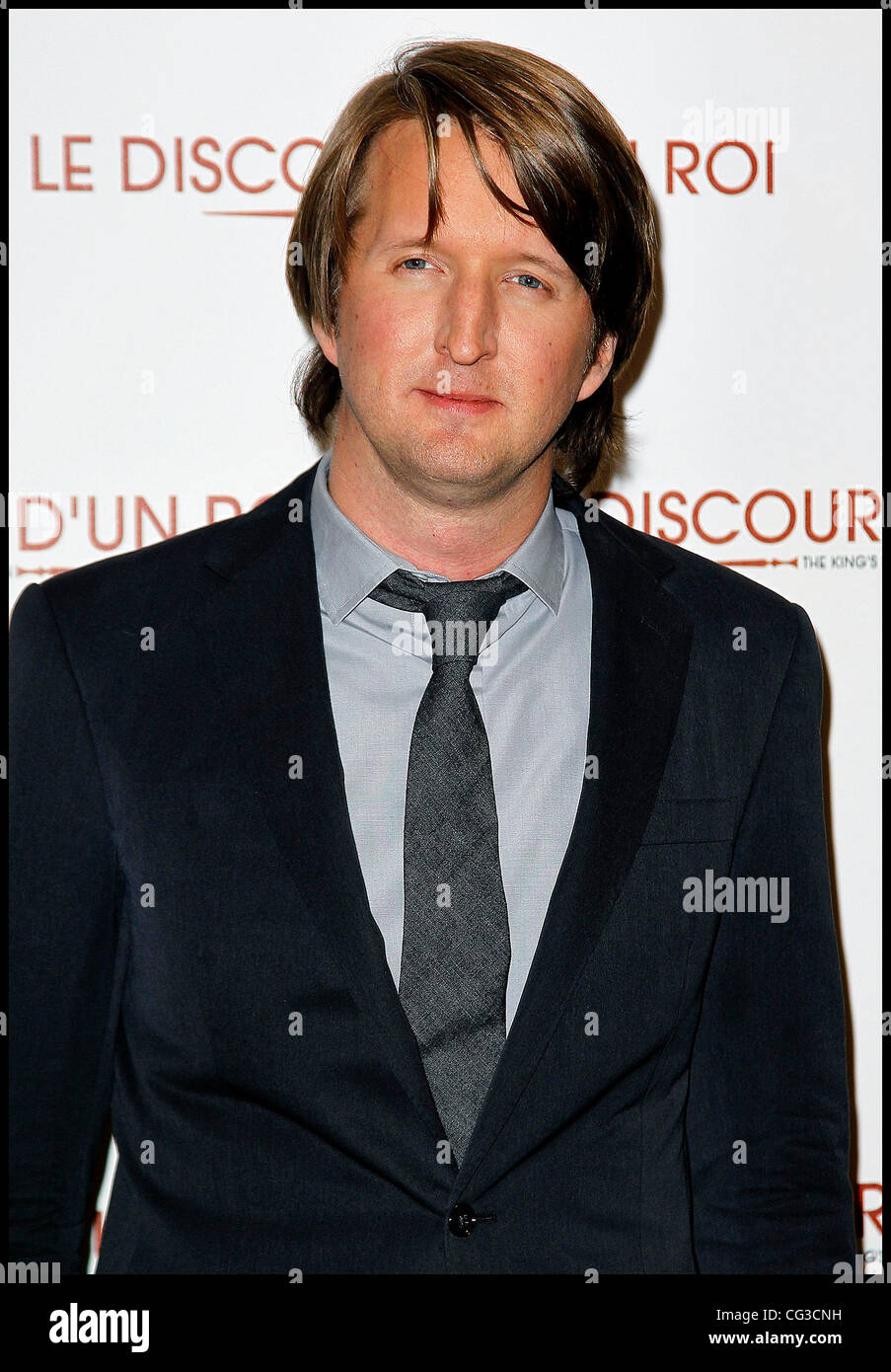 Director Tom Hooper, Paris Premiere of 'The King's Speech' at UGC ...