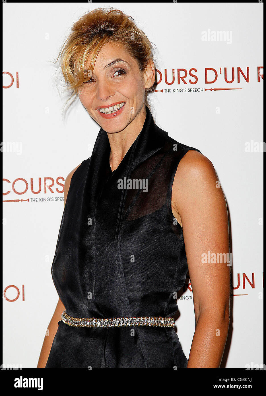 Clotilde Courau, Paris Premiere of 'The King's Speech' at UGC Normandie ...