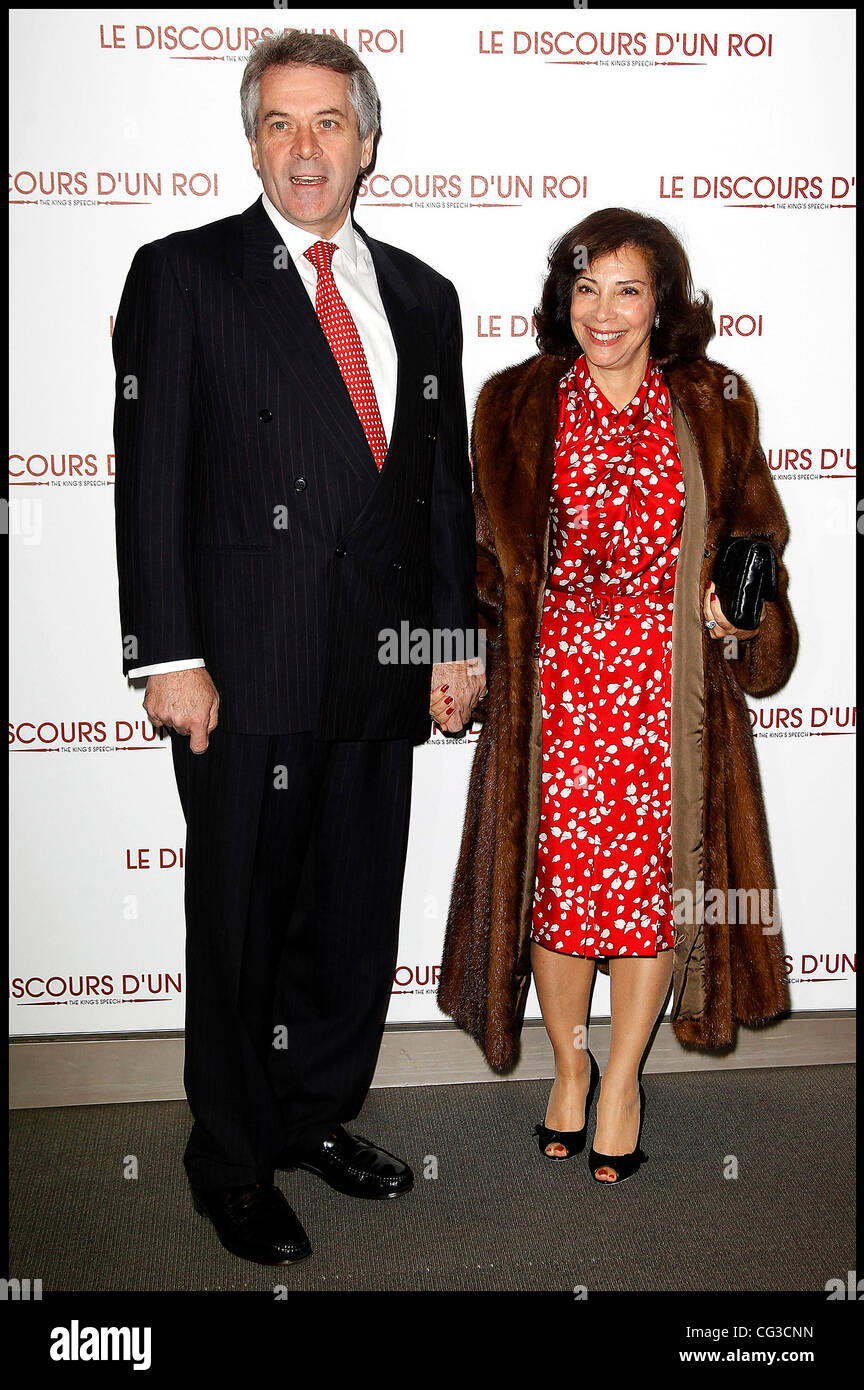 Sir Peter Westmacott and Susie Nemazee, Paris Premiere of 'The King's ...