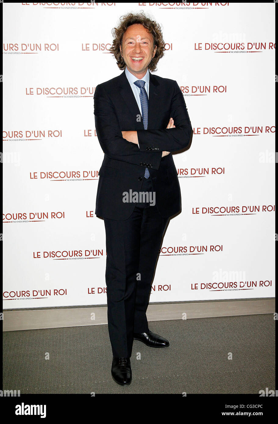 Stephane Bern, Paris Premiere of 'The King's Speech' at UGC Normandie ...