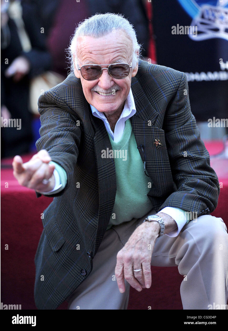Stan Lee Stan Lee Hollywood Walk Of Fame Star Induction Ceremony Los ...