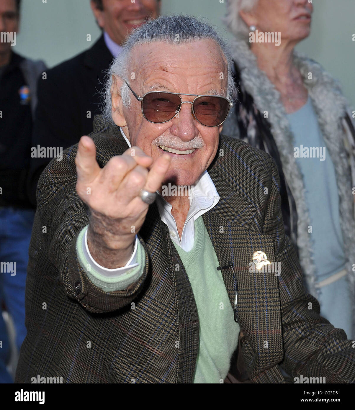 Stan Lee Stan Lee Hollywood Walk Of Fame Star Induction Ceremony Los ...