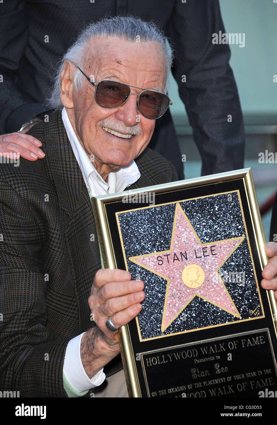 Stan Lee Stan Lee Hollywood Walk Of Fame Star Induction Ceremony Los ...