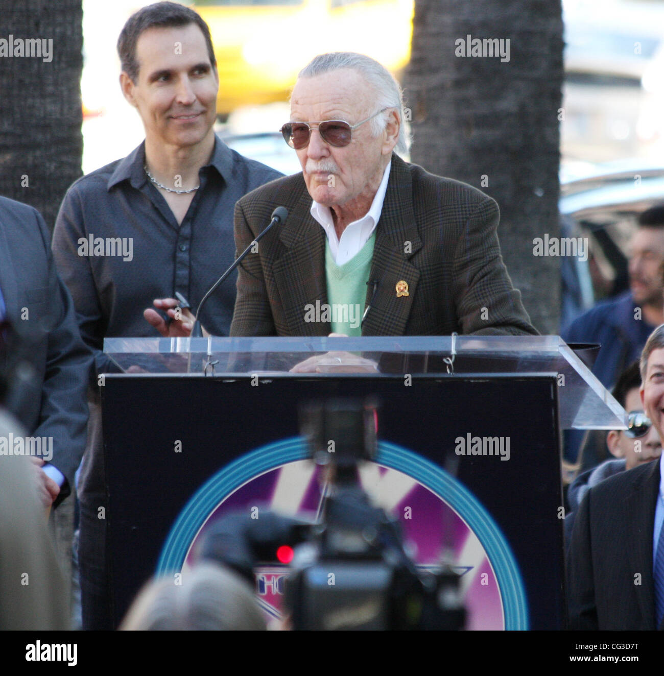 Stan Lee Stan Lee Hollywood Walk Of Fame Star Induction Ceremony Los ...