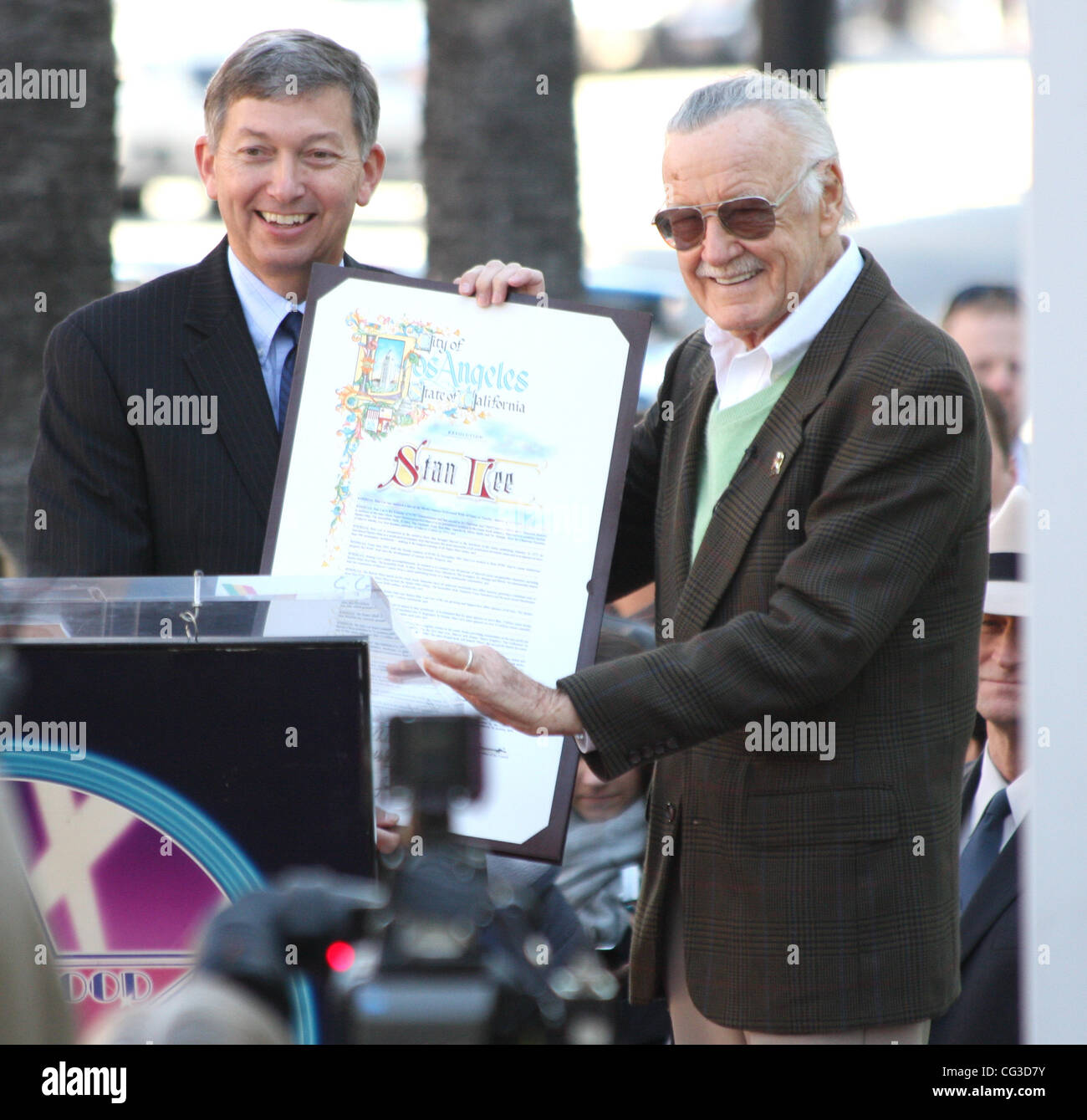 Stan Lee Stan Lee Hollywood Walk Of Fame Star Induction Ceremony Los ...
