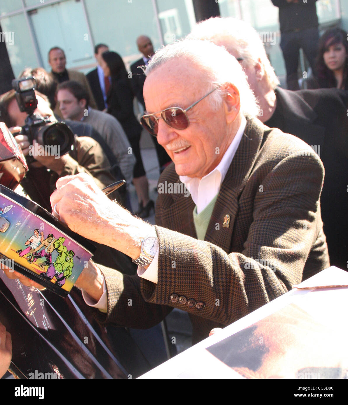 Stan Lee Stan Lee Hollywood Walk Of Fame Star Induction Ceremony Los ...
