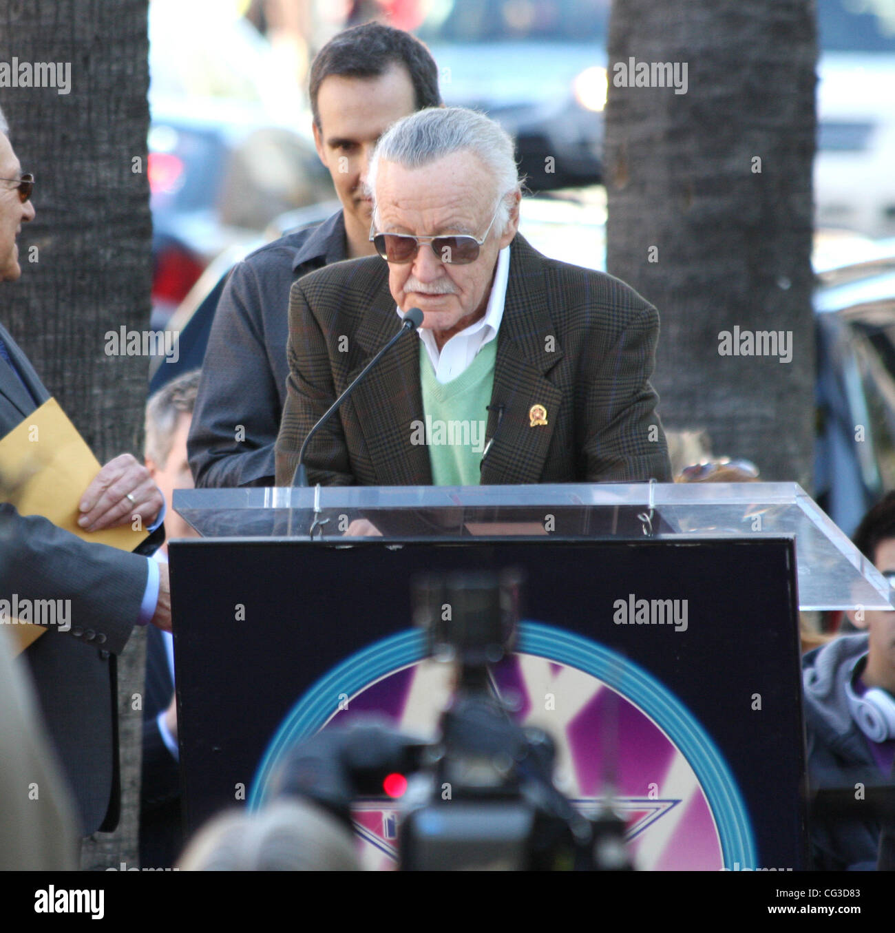 Stan Lee Stan Lee Hollywood Walk Of Fame Star Induction Ceremony Los ...