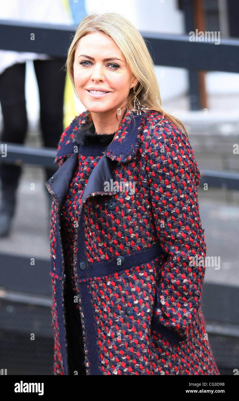 Patsy kensit outside the itv studios london hi-res stock photography ...