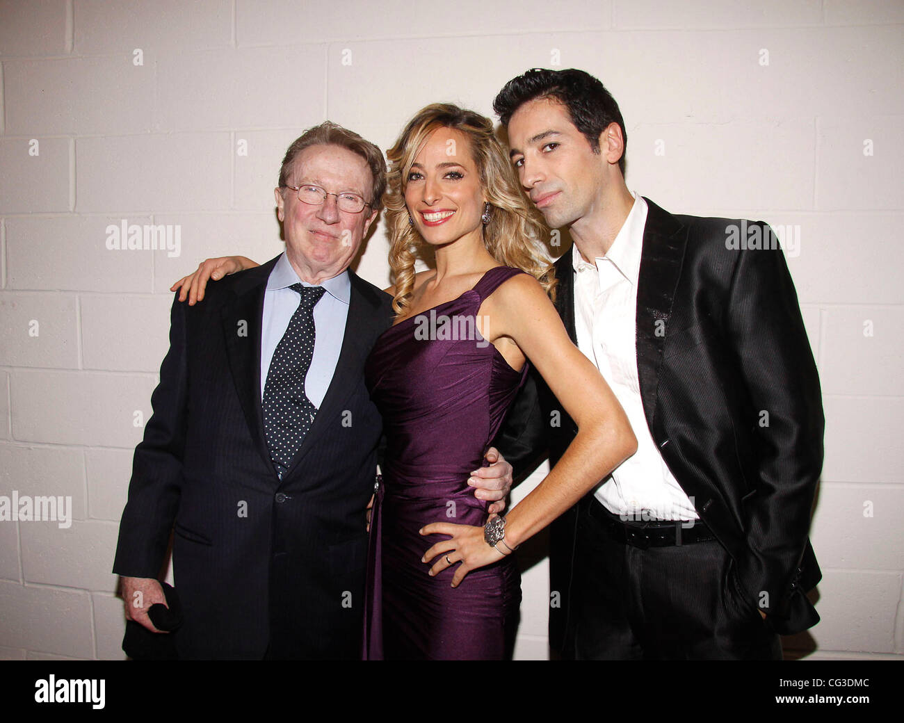 George Hearn, Jessica Polsky and Michel Altieri Opening night of the ...