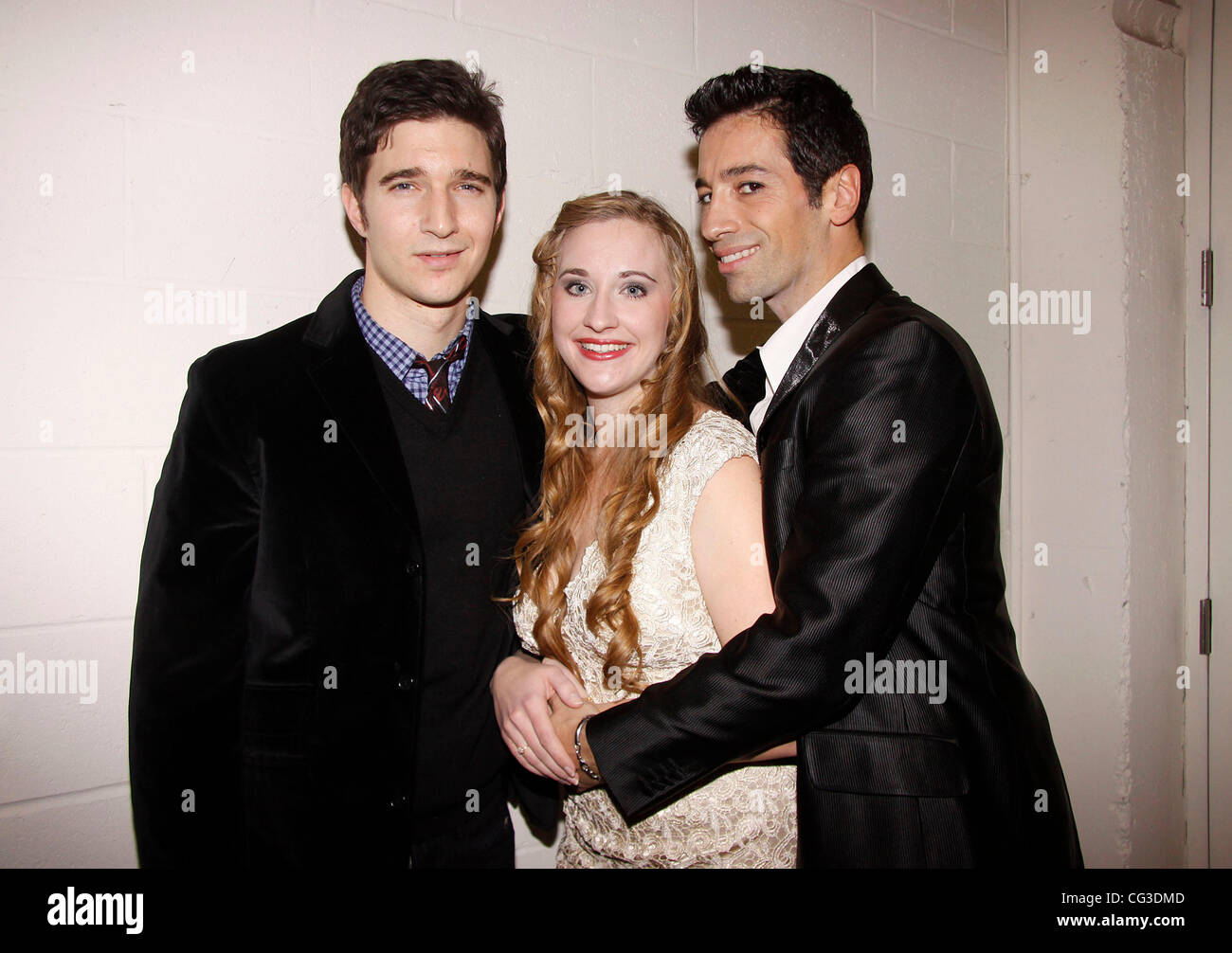 Jake Silbermann, Emily Bridges and Michel Altieri Opening night of the ...