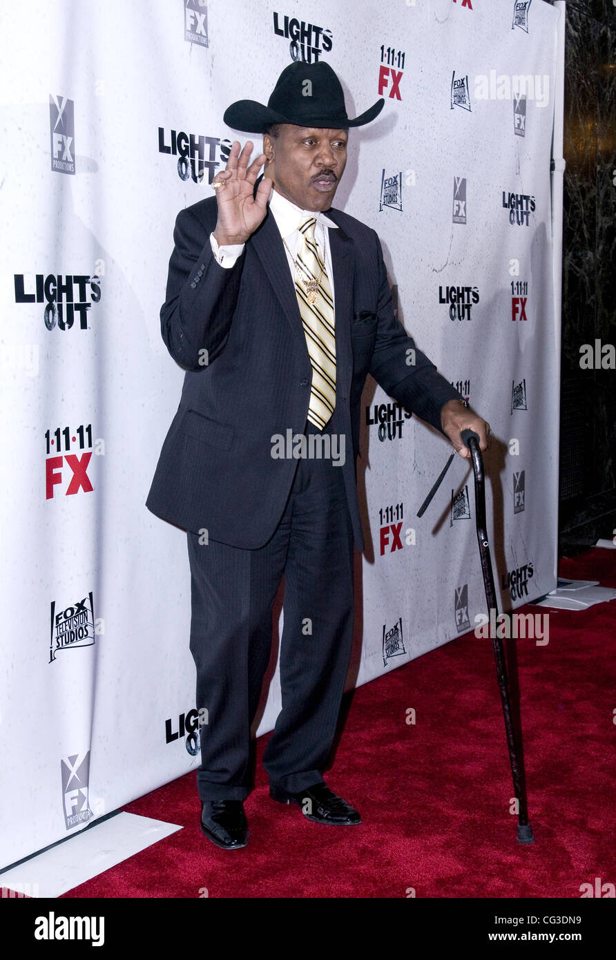 Joe Frazier Premiere screening of FX's 'Lights Out' at Hudson Theatre ...