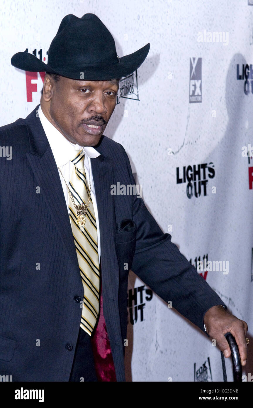 Joe Frazier Premiere screening of FX's 'Lights Out' at Hudson Theatre ...